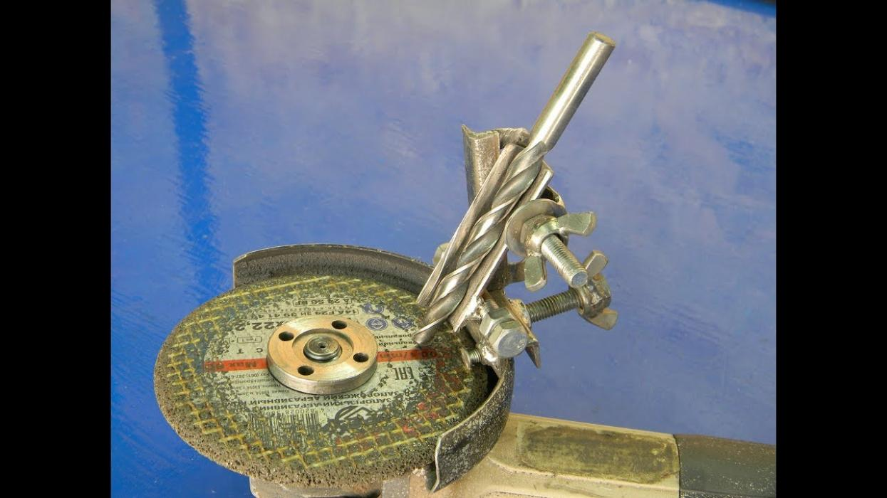 Angle Grinder Technique for Sharpening Drill Bits - Binic Abrasive
