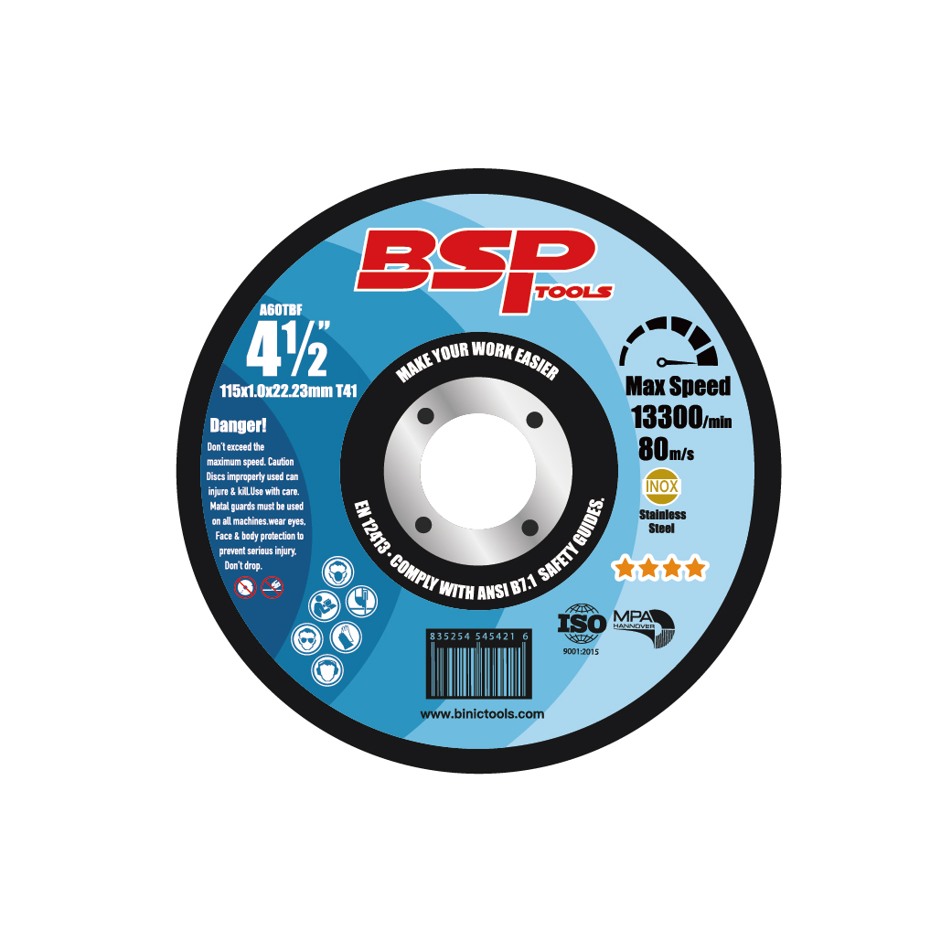 Thin Cutting Wheel For Inox, Cutting Disc Manufacturer - BINIC Abrasive