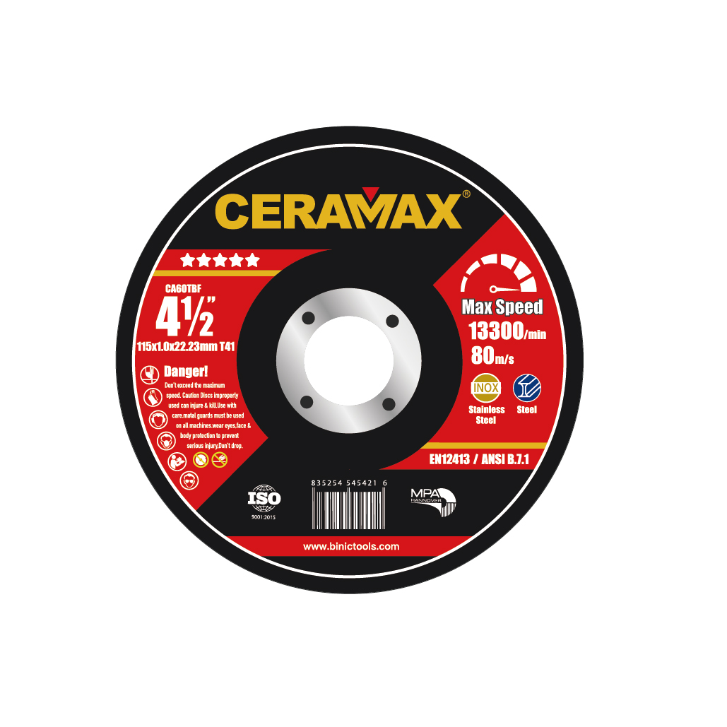 Ceramic Cutting Wheels, Cutting Disc Manufacturer - BINIC Abrasive